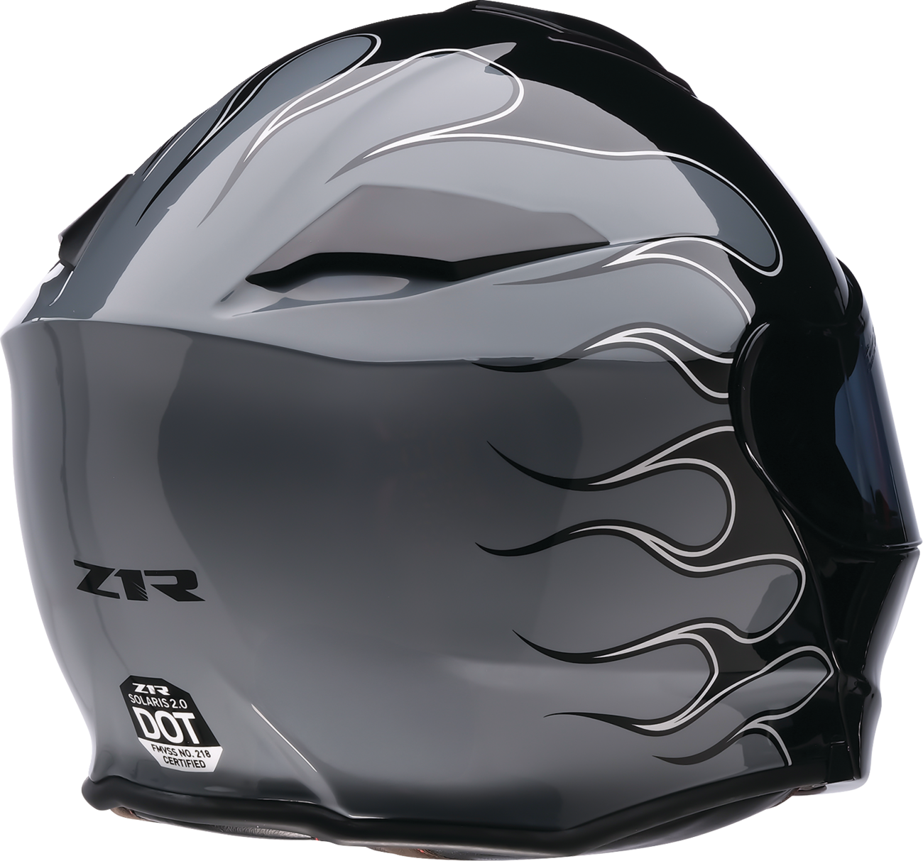 Z1R (0100-2657) HELMET SOLARIS 2.0 FLAME BLACK/GRAY 2XL PU-PN-0100-2657